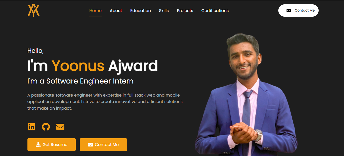 Yoonus Ajward Portfolio